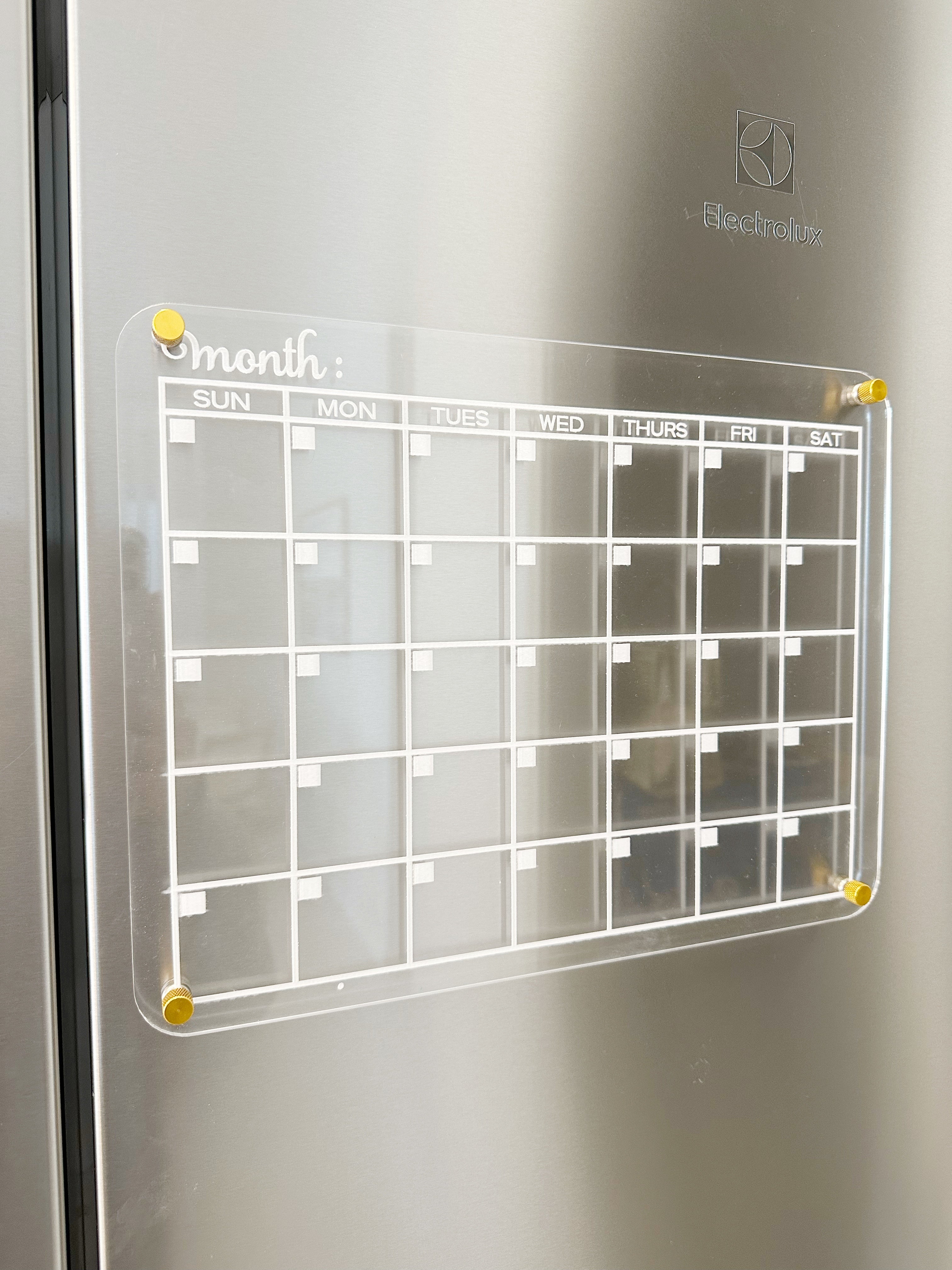 Monthly Magnetic Fridge Organiser – rawdesigns.co